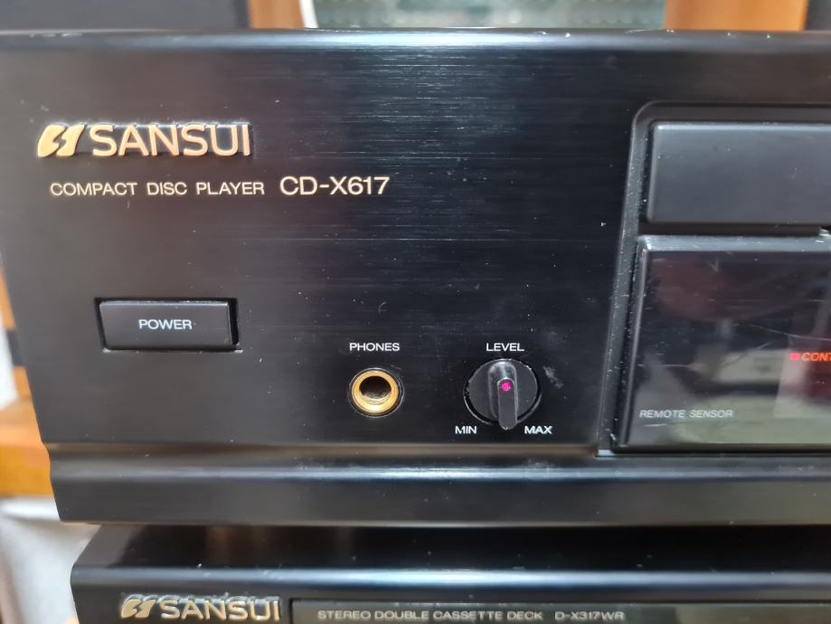 SANSUI RZ-5500AV II, stereo receiver + CD + KASETNIK