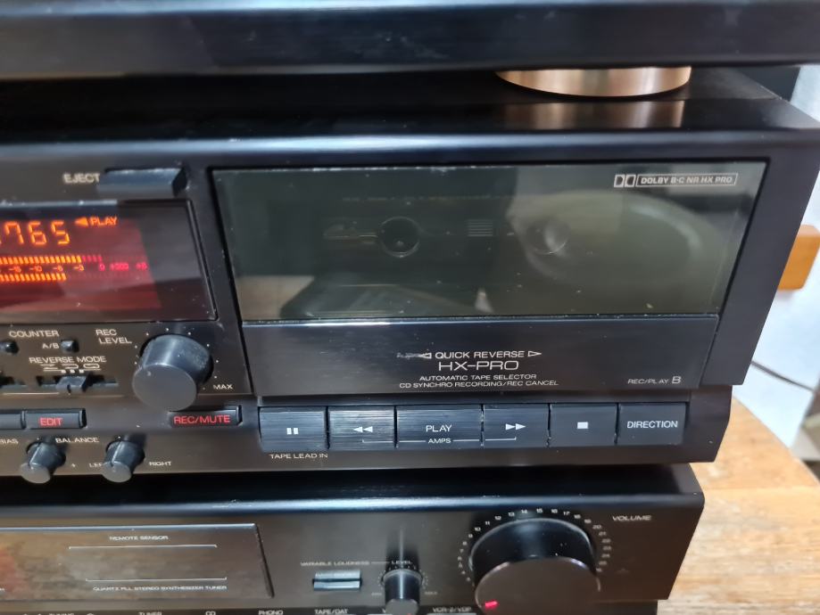 SANSUI RZ-5500AV II, stereo receiver + CD + KASETNIK