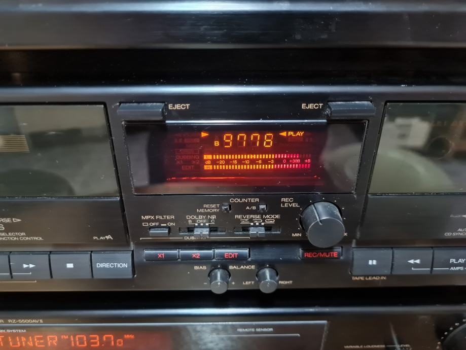 SANSUI RZ-5500AV II, stereo receiver + CD + KASETNIK