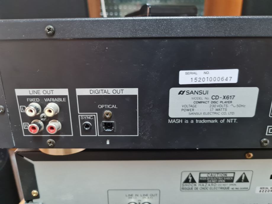 SANSUI RZ-5500AV II, stereo receiver + CD + KASETNIK