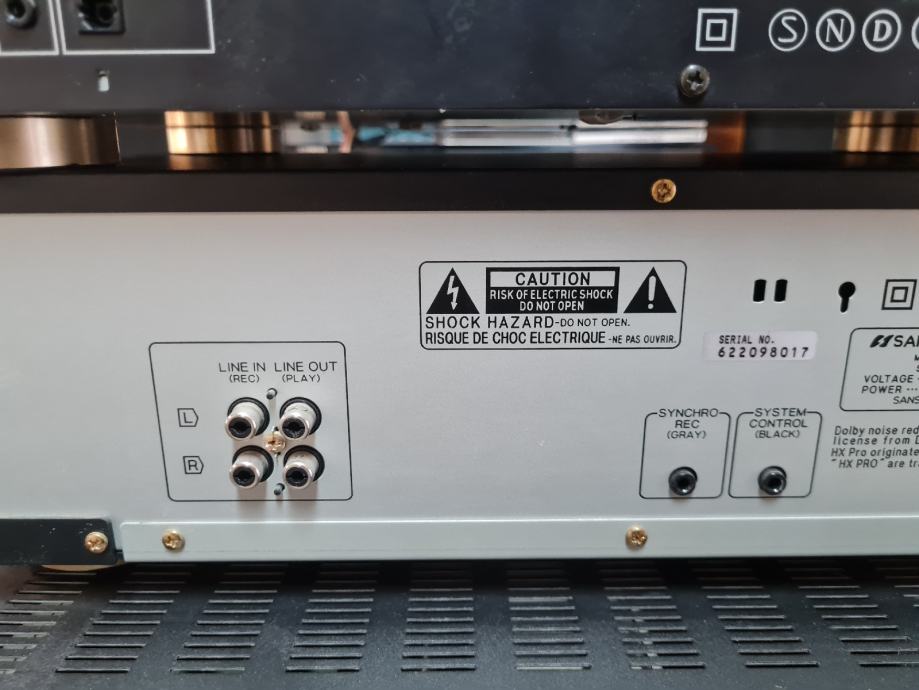 SANSUI RZ-5500AV II, stereo receiver + CD + KASETNIK