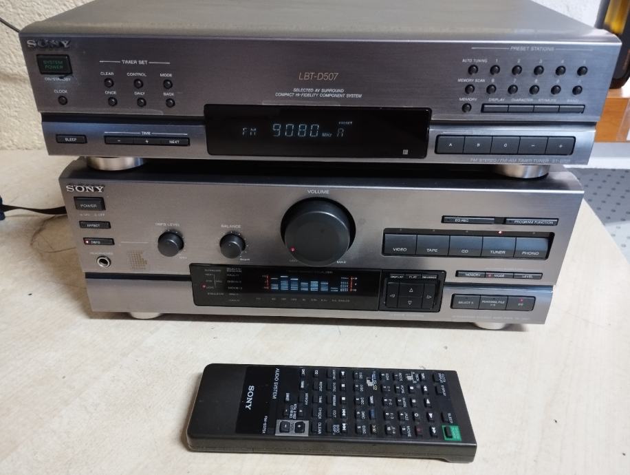 SONY TA-D507 ojačevalec + ST-D707 tuner