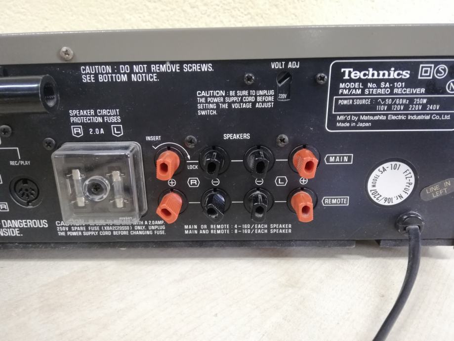 TECHNICS SA-101, VINTAGE RECEIVER