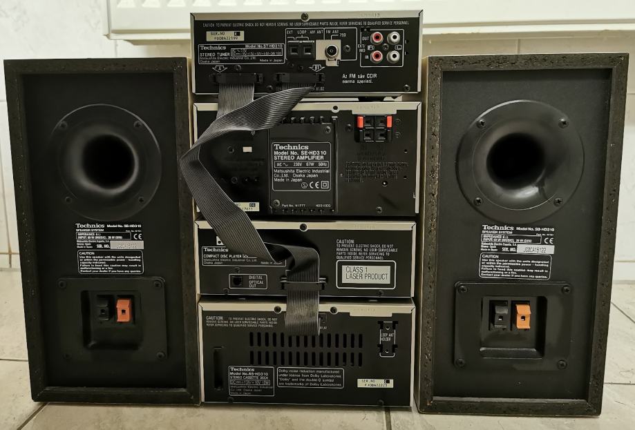 Technics komponente + Zvočniki Made in Japan