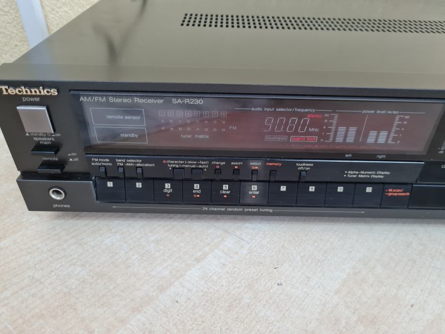 TECHNICS SA-R230, stereo receiver
