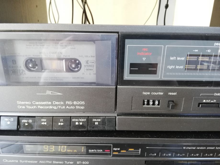 TECHNICS SU-500 ojačevelec , ST-500 tuner in RS-B205 kasetnik