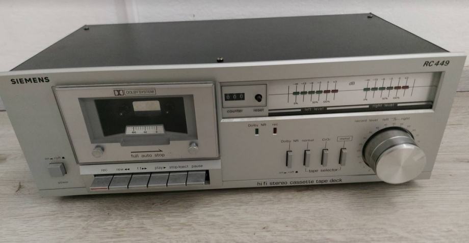 VINTAGE HI-FI RECEIVER SIEMENS RV-449 Z ZVOČNIKI