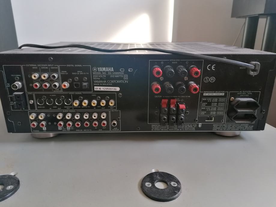 Yamaha AV sprejemnik RX-V496 RDS z daljinskim upravljalnikom