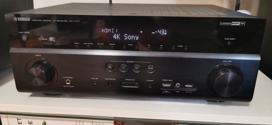 Yamaha receiver RX V777 4k