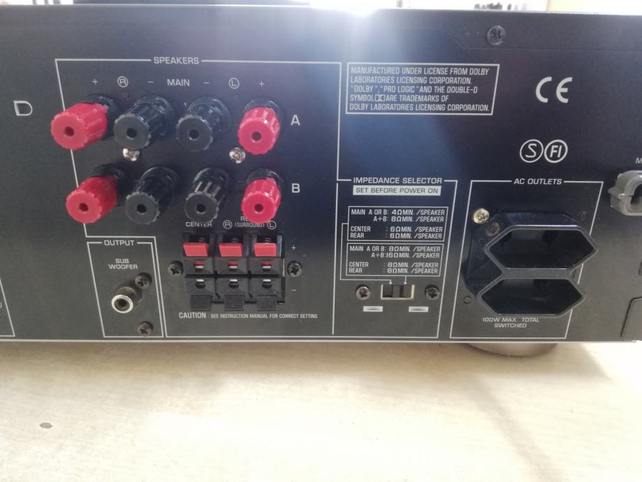 YAMAHA RX-V395 RDS, 5.1 AV RECEIVER