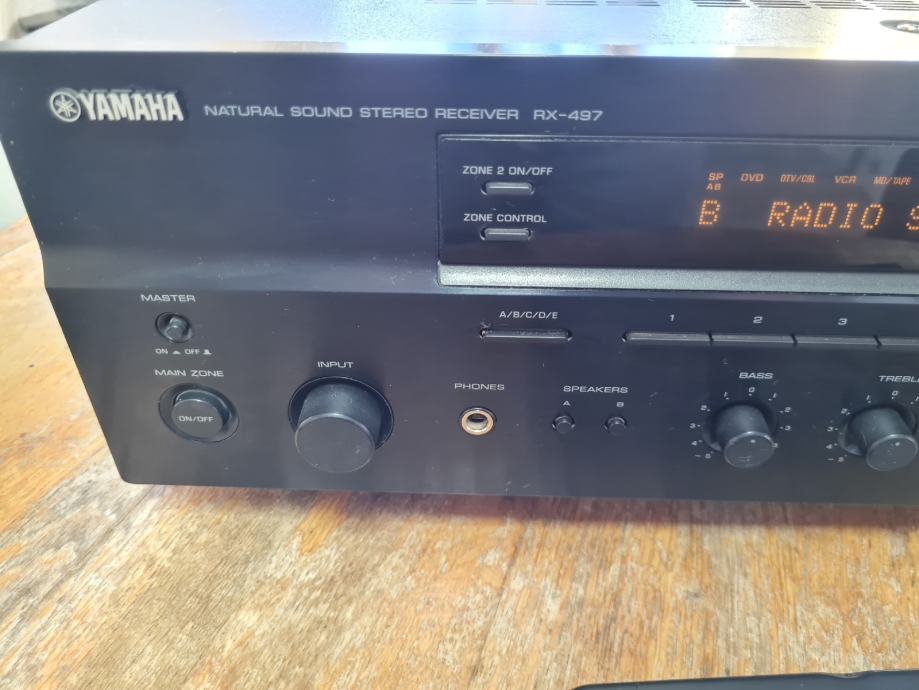 YAMAHA RX-497, 2.1 stereo receiver