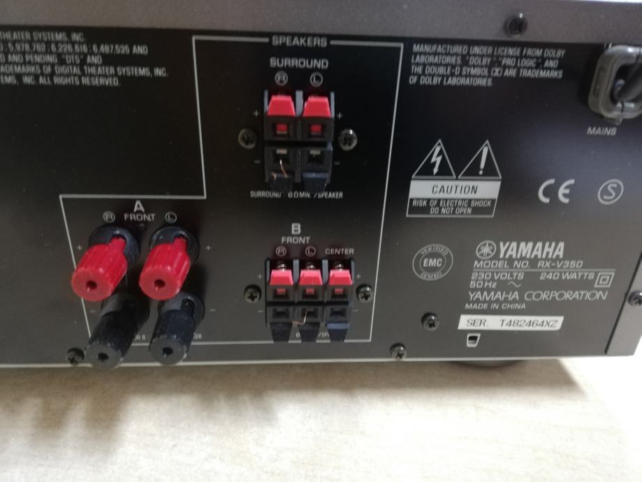 YAMAHA RX-V350, Dolby Digital DTS, 5.1 RECEIVER