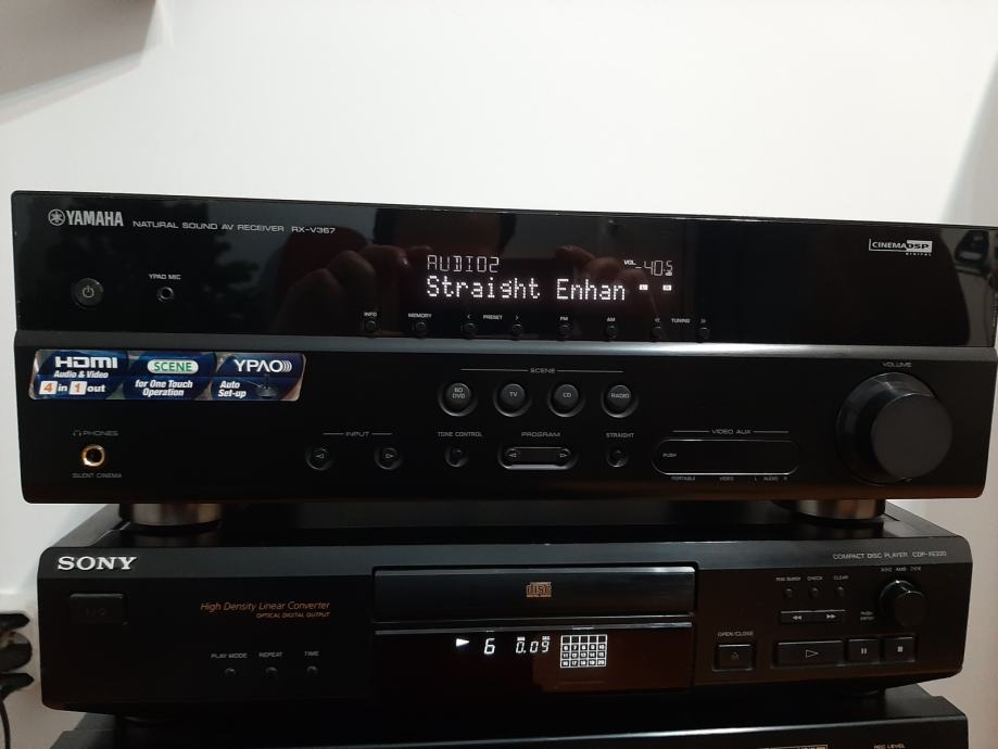 YAMAHA RX-V367 RDS,DOLBY SURROUND 5.1- 5X100W