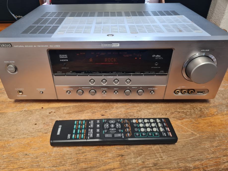 YAMAHA RX-V563, 7.1 RECEIVER, HDMI, USB