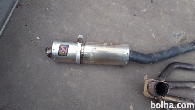Komplet avspuh AKRAPOVIČ s krivinami SUZUKI GSXR 750 1100