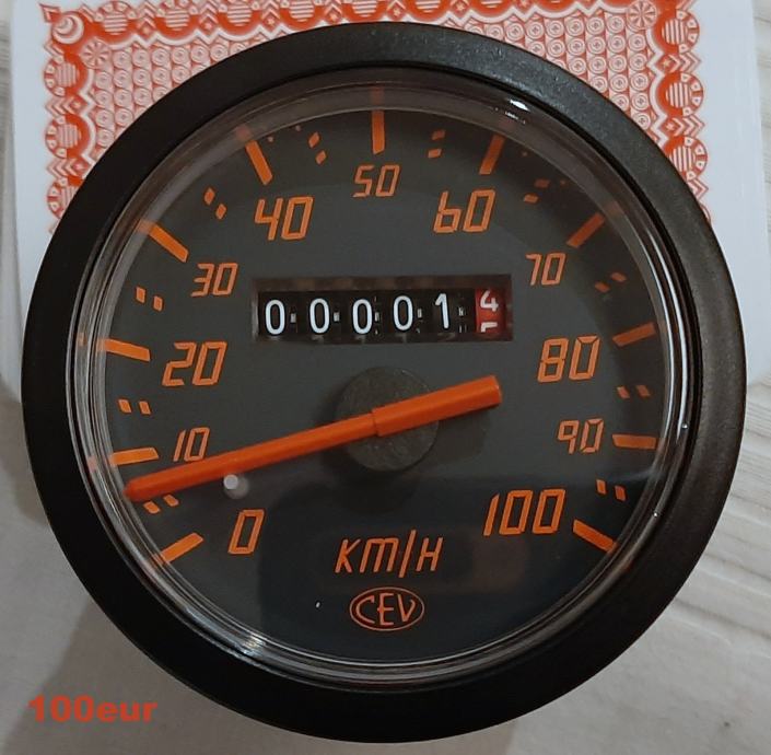 Tomos merilec hitrosti CEV 100km/h