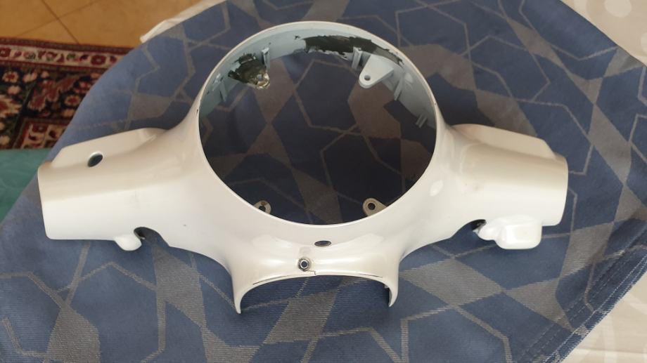 VESPA LX /LXV pokrov krmila original Metalik bela barva -biserni efekt