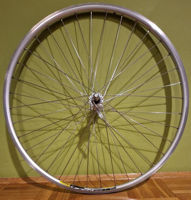 Cestni obroči Mavic Open Pro Silver - Set + Shimano 7r. verižnik 13-30