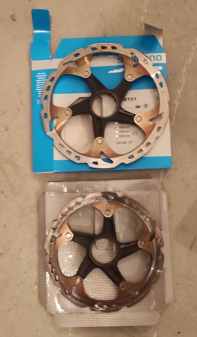 Diska Shimano XT SM-RT 81 M 180 in 160 mm