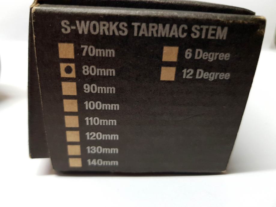 Fajfa Specialized S-Works Tarmac SL7 Stem 80mm -6°