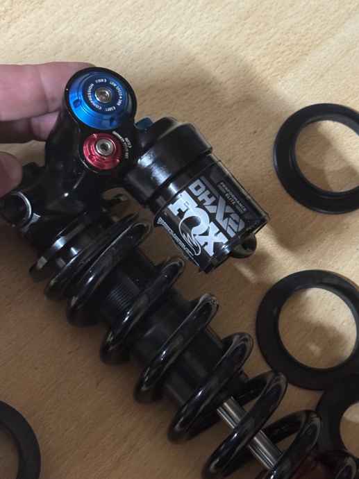 FOX DHX2 Performance Coil, trunnion mount, 205mm x 65mm