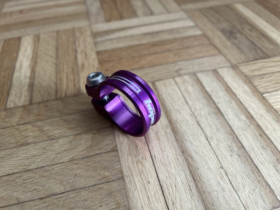 Hope seat clamp seat post purple objemka sedeza mtb