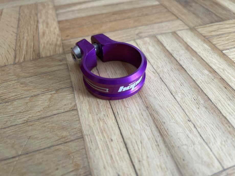 Hope seat clamp seat post purple objemka sedeza mtb