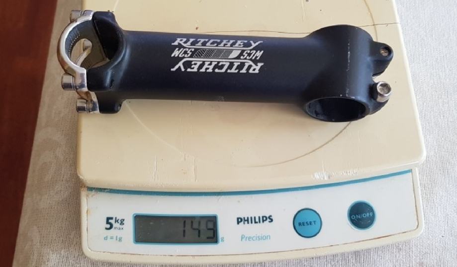 Nova Ritchey WCS fajfa 120mm, teža 148g zelo lahka