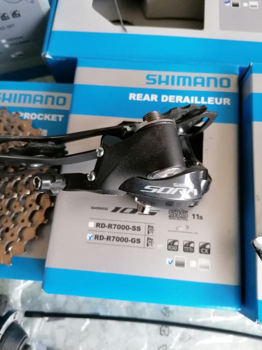 Shimano Sora + Microshift R9 group set 2x9 prestav