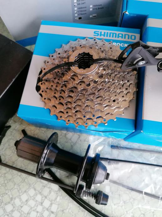 Shimano Sora + Microshift R9 group set 2x9 prestav