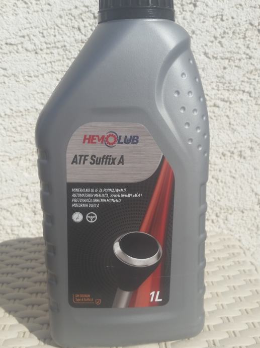NOVO OLJE ZA AVTOMATSKE MENJALNIKE HEMOLUB ATF TIP A 1L