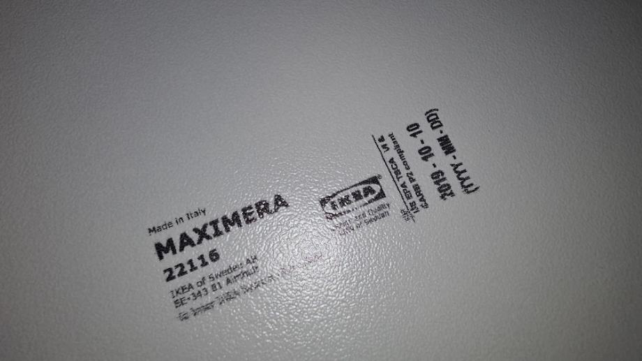Omara s polico in predalnikom ter pultom IKEA, dimenzije 60x60x88 cm