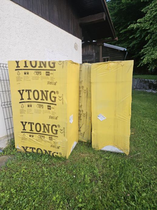 Ytong Siporex 62.5x20x7.5 cm (2.2 EUR po opeki) ... 500 kosov