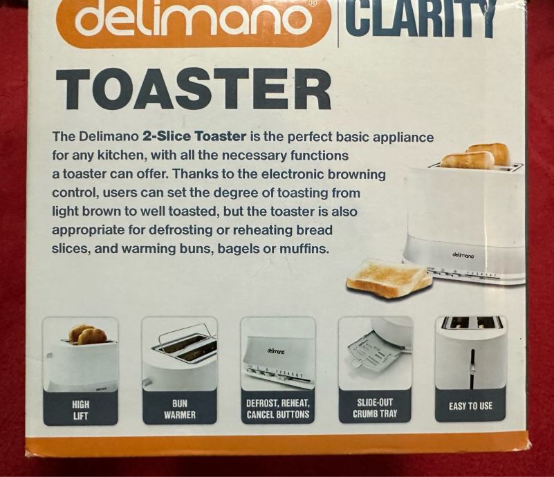 Opekač/ toaster Delimano