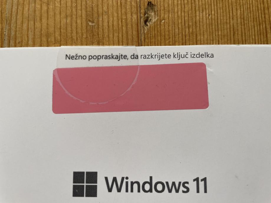 Windows 11 Product key/Operacijski sistem neuporabljen