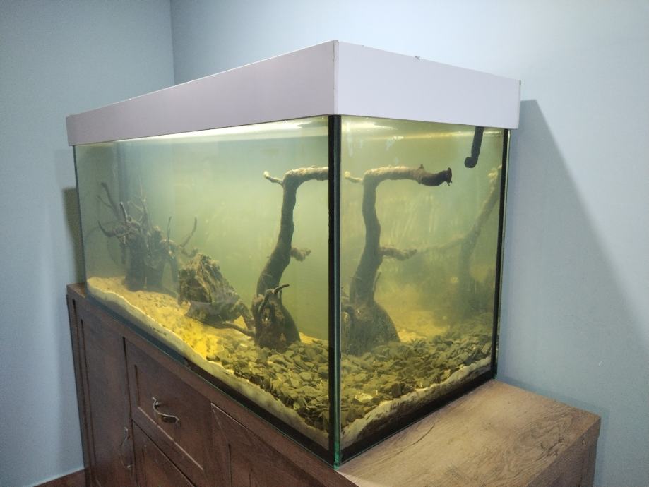 Akvarij za ribe 300 l z dodatki