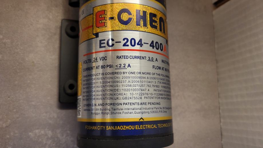 Membranska črpalka 400 Gpd Ec-204-400A za dvig tlaka reverzne osmoze