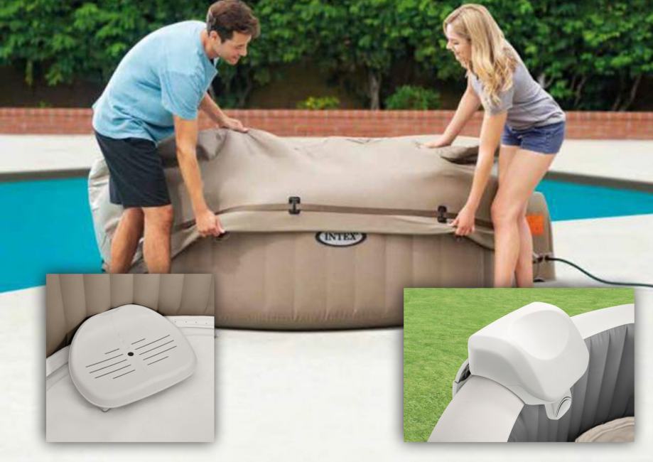 Naslonjalo za glavo za spa INTEX 28505