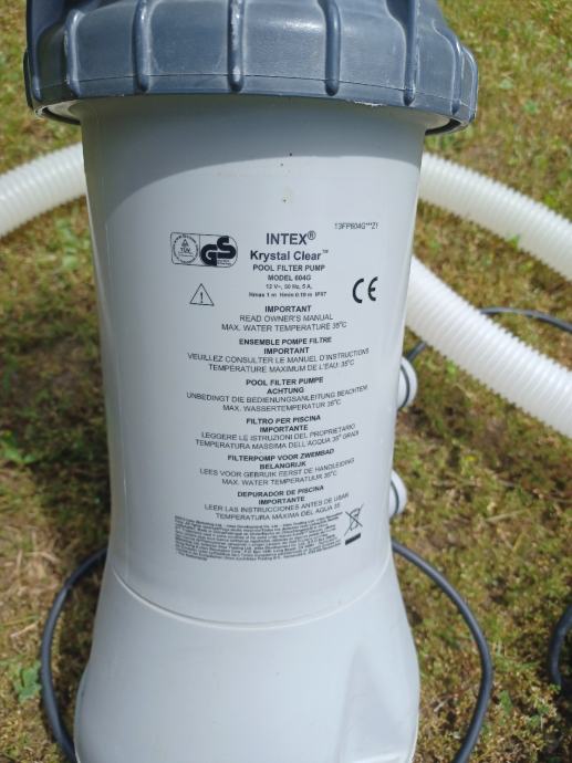 Pumpa za bazen INTEX crystal clear model 604G vse v kompetu