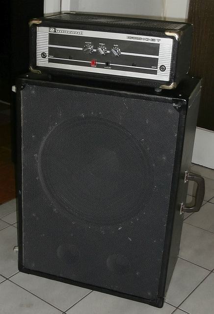 Bas ojačevalec + box, Dynacord Bass-King T (100W)