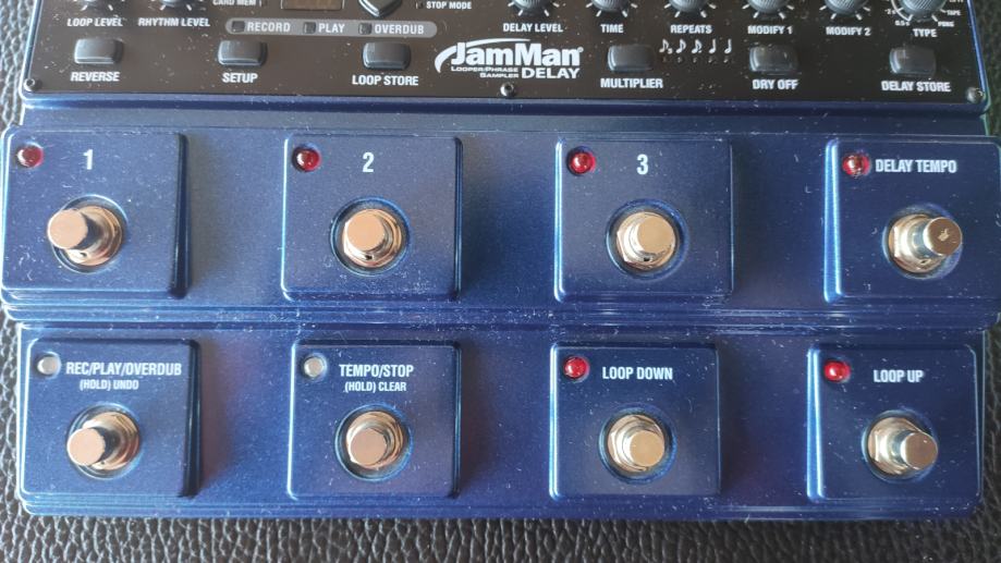 DigiTech JamMan Delay Looper Phrase/Sampler