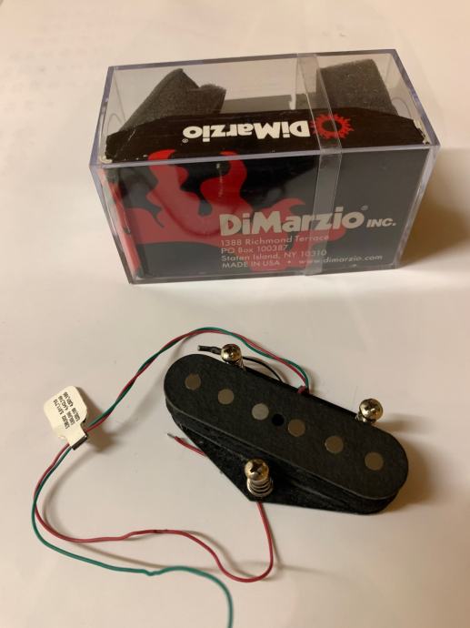 Dimarzio AREA Hot T Bridge DP421 BK, Telecaster, odjemalec zvoka