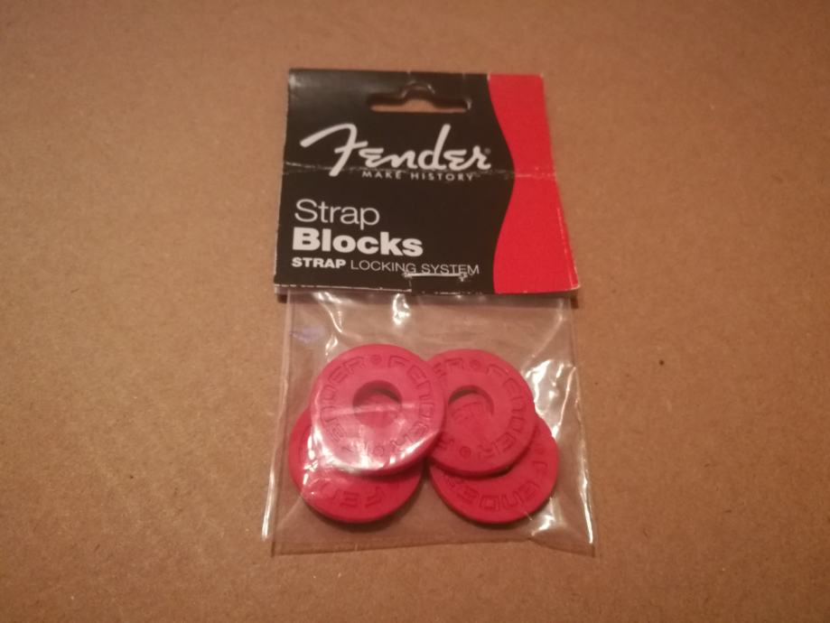 Fender Strap Blocks - Strap locking system 4x