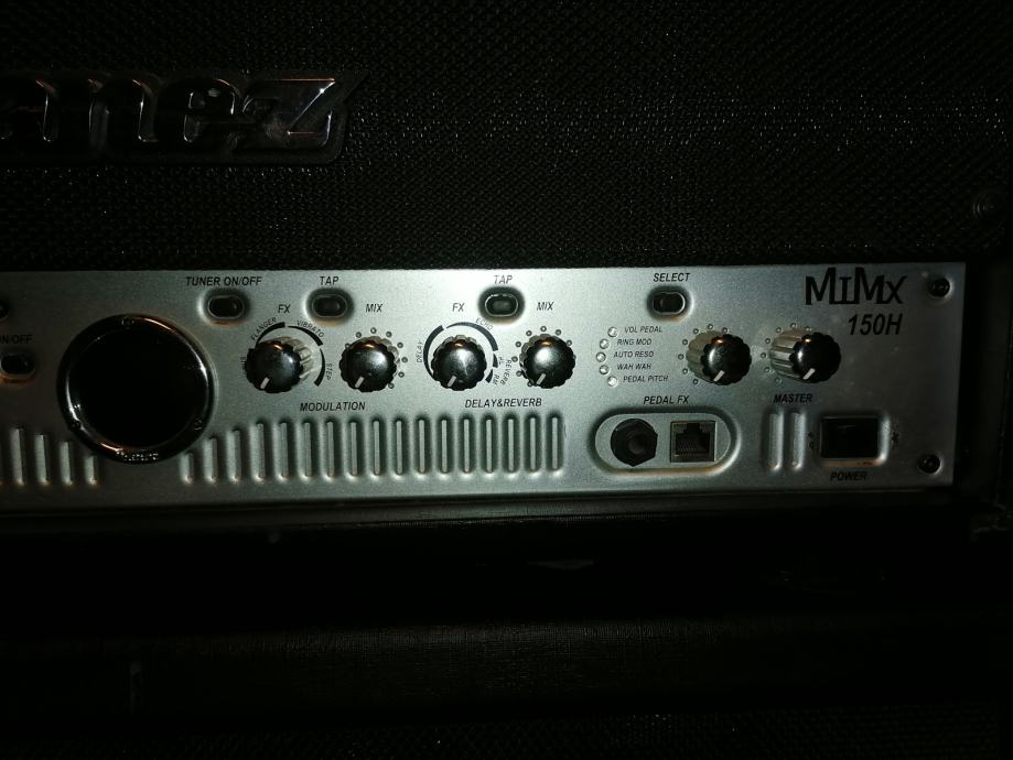 kitarski ojačevalec IBANEZ MIMX 150h in box IBANEZ IS412CA 4x12