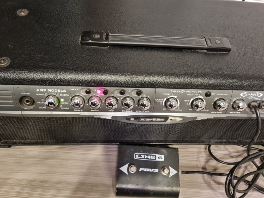 LINE6 SPIDER II HEAD 150W STEREO