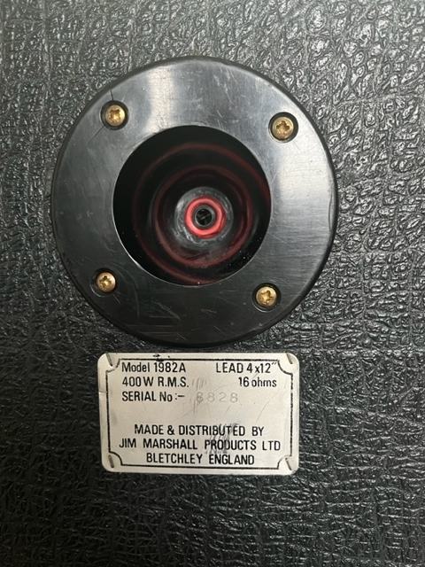 Marshall 1982A 4x12 - menjam