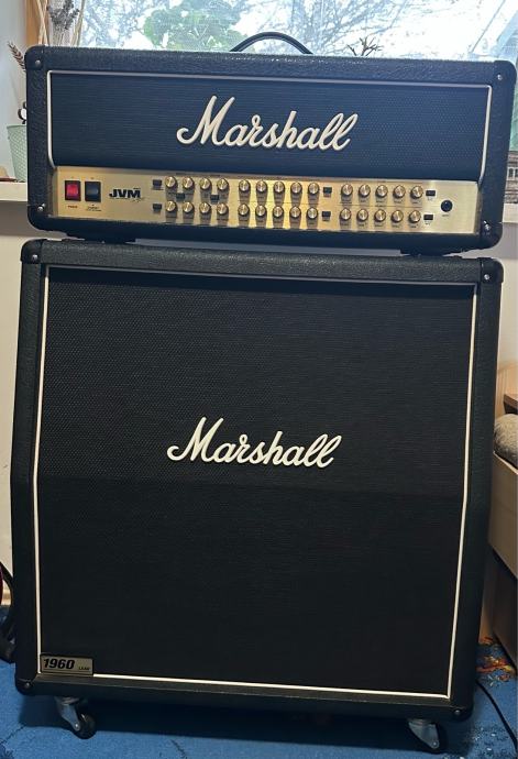 Marshall JVM410H + Marshall 1960A Lead kabinet (s prevleko za box)