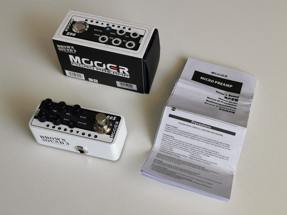 Mooer Micro PreAMP 005 Brown Sound 3 kitarski pedal