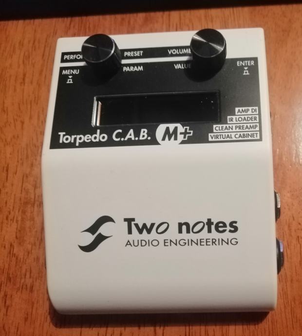Two notes Torpedo cab m+