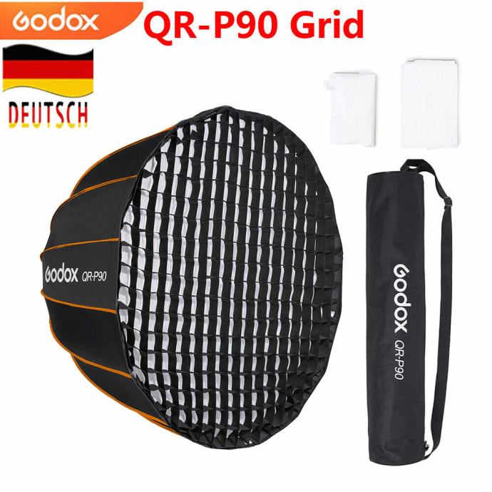 Godox QR P90 Parabolic Softbox 90cm Bowens mount + Grid (Mreža) - novo